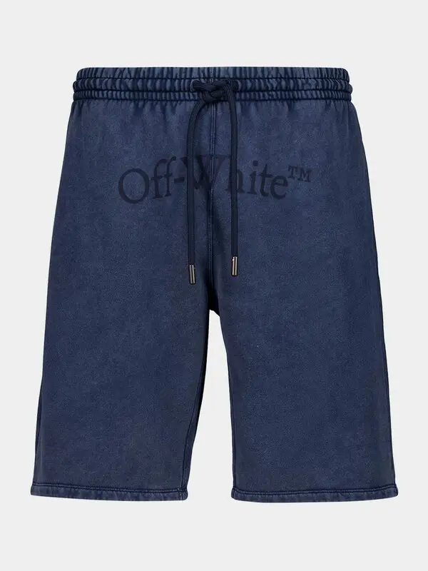 Off-White Bookish Mar Skate Cotton Sweatshorts