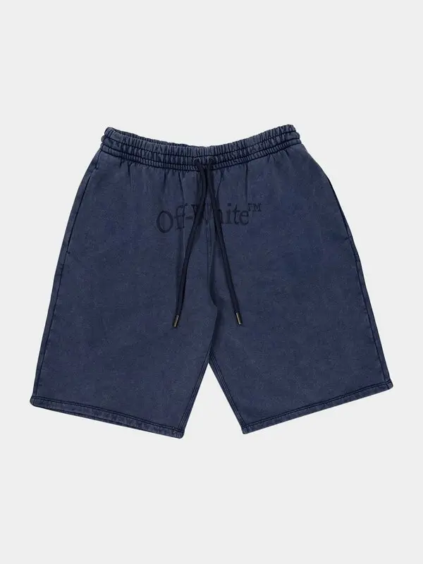 Off-White Bookish Mar Skate Cotton Sweatshorts