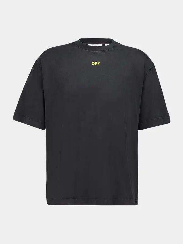 Off-White Fallen Caravaggio Skate Cotton T-shirt