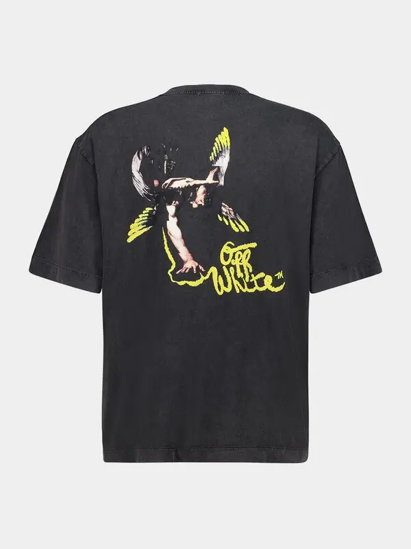 Off-White Fallen Caravaggio Skate Cotton T-shirt