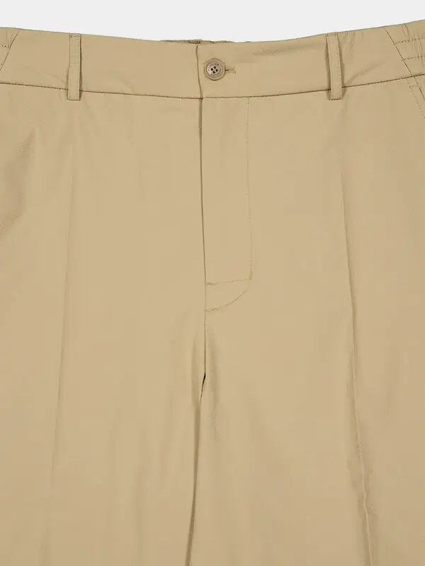 Moncler Seersucker Shorts - Beige