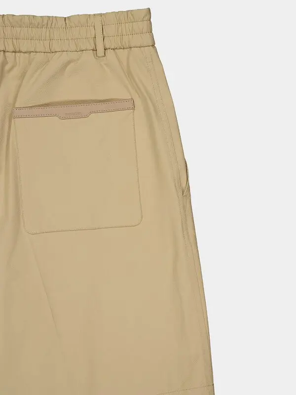 Moncler Seersucker Shorts - Beige