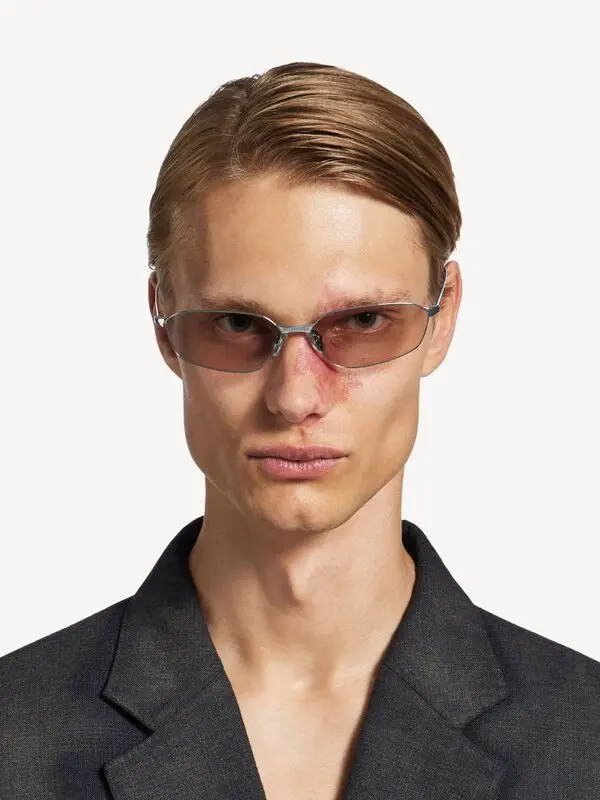 Balenciaga Invisible 2.0 Oval Sunglasses