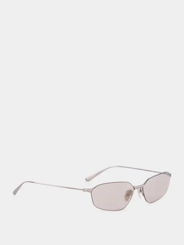 Balenciaga Invisible 2.0 Oval Sunglasses