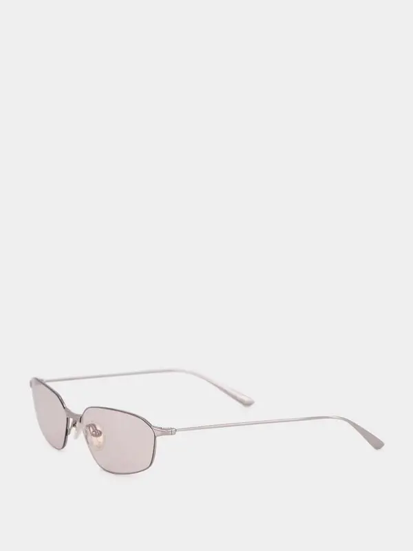 Balenciaga Invisible 2.0 Oval Sunglasses