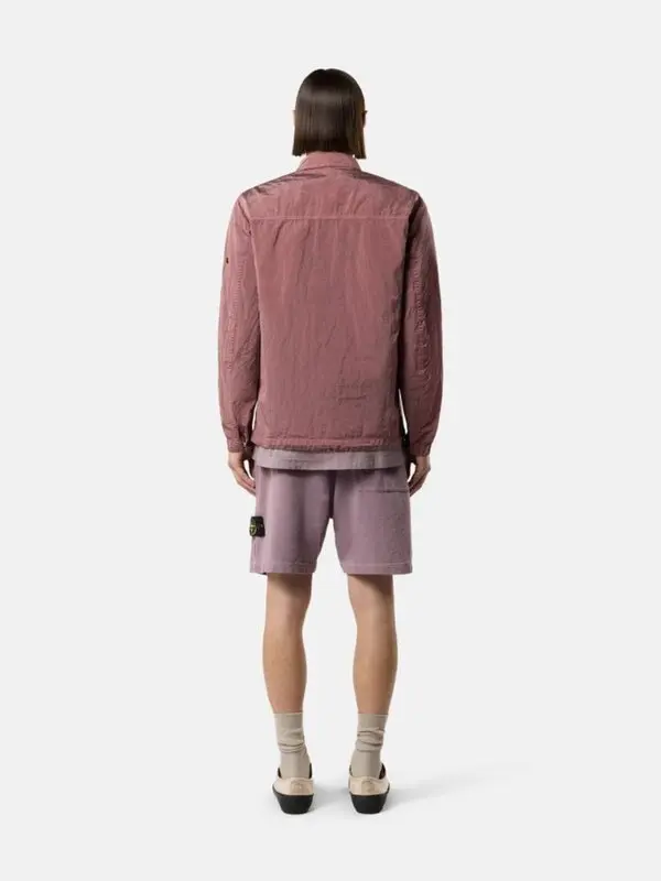 Stone Island Cotton Fleece Jogger Shorts