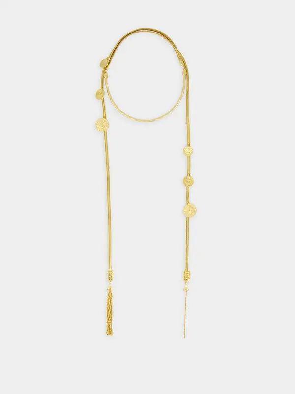 Johanna Ortiz Tides Of Sound Wrap Necklace - Gold