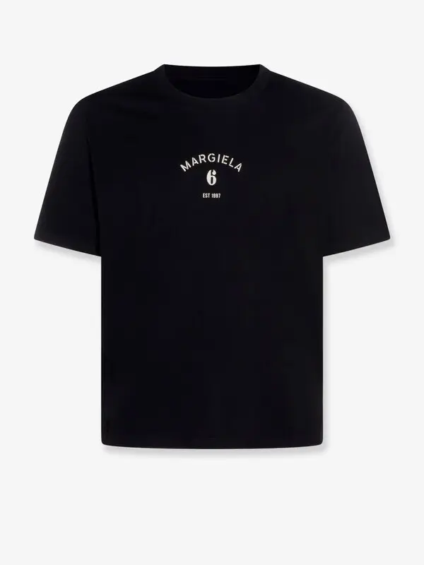 MAISON MARGIELA Cotton T-shirt With Logo Print