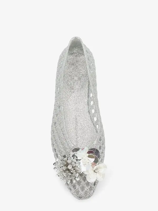 HEAVENLY JELLY Glitter Pvc Ballerinas