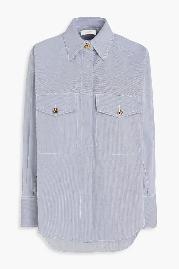 Zimmermann Striped Cotton-blend Shirt