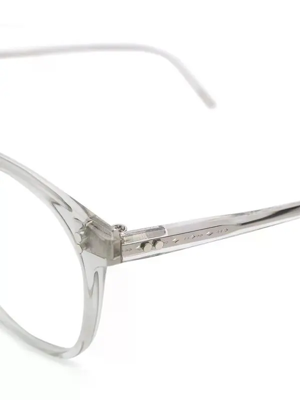Oliver Spencer Finley Vintage Round-frame Eyeglasses - Neutrals