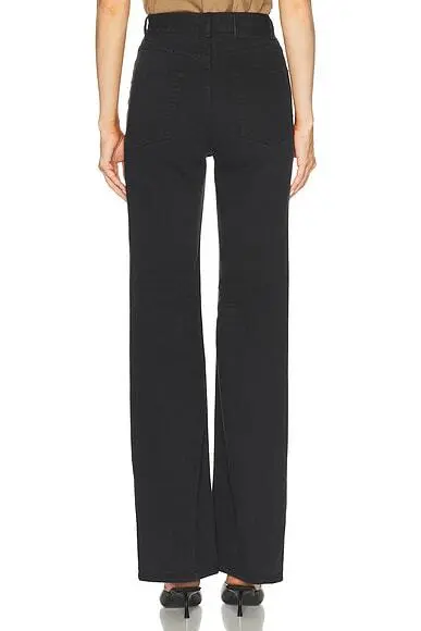 Saint Laurent 70's Flare Leg Jeans - Old Black