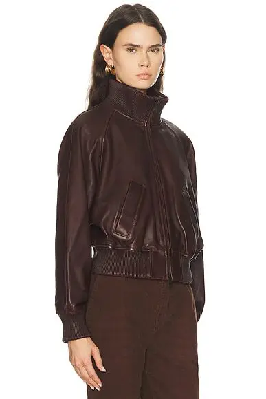 Polo Ralph Lauren Leather Bomber Jacket