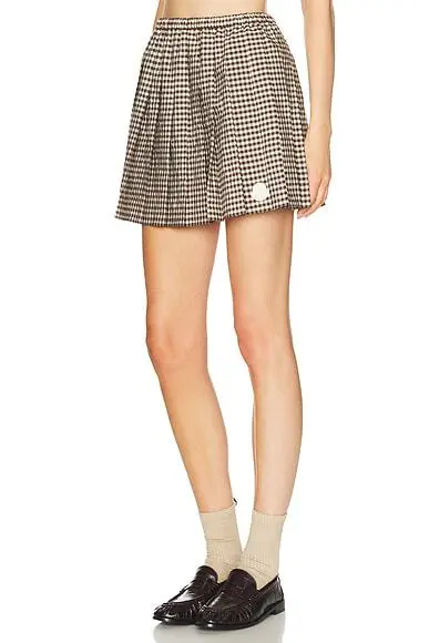 Moncler Pleated Mini Skirt