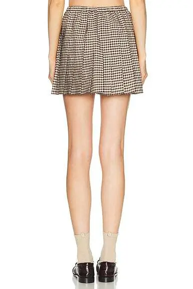Moncler Pleated Mini Skirt