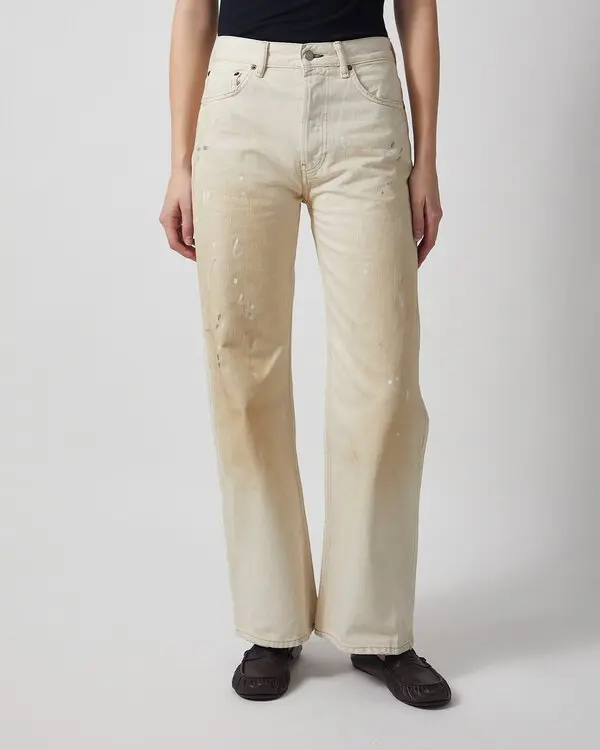 Acne Studios 2021f Daybreak Jeans - White