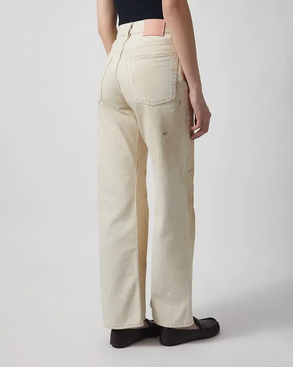 Acne Studios 2021f Daybreak Jeans - White