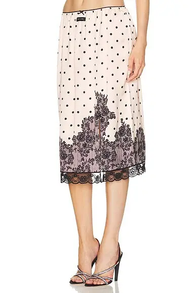 Marc Jacobs Trompe L'oeil Dots Skirt