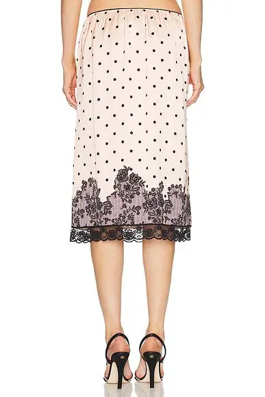 Marc Jacobs Trompe L'oeil Dots Skirt