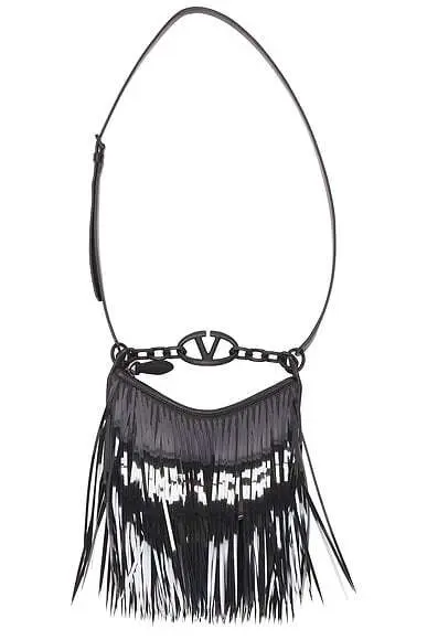 Valentino Garavani V Logo Moon Mini Hobo Bag