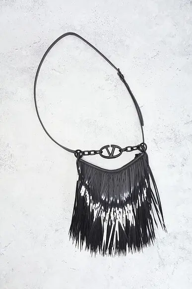 Valentino Garavani V Logo Moon Mini Hobo Bag