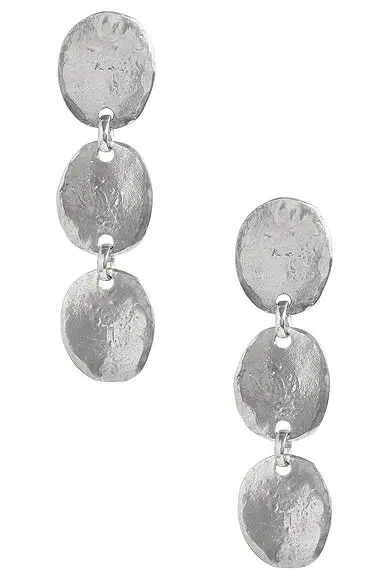 CORALI Kombu Trio Dangle Earrings - Silver