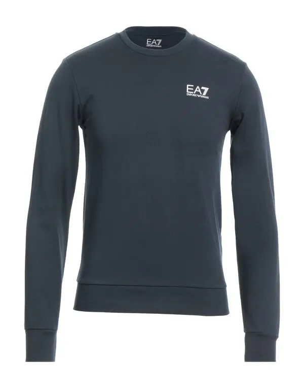 EA7 Cotton Blend Sweatshirt - Blue