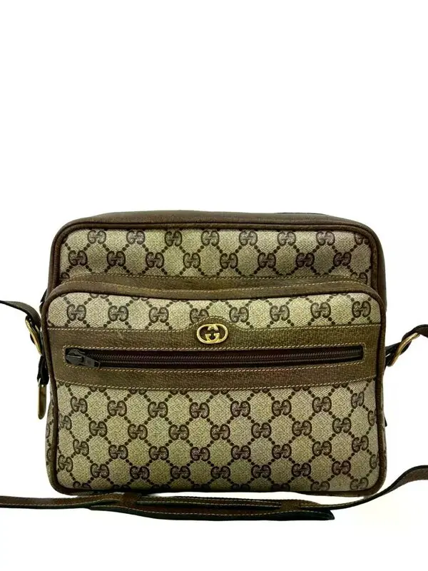 Gucci Gg Supreme Crossbody Bag 2000-2015 - Brown