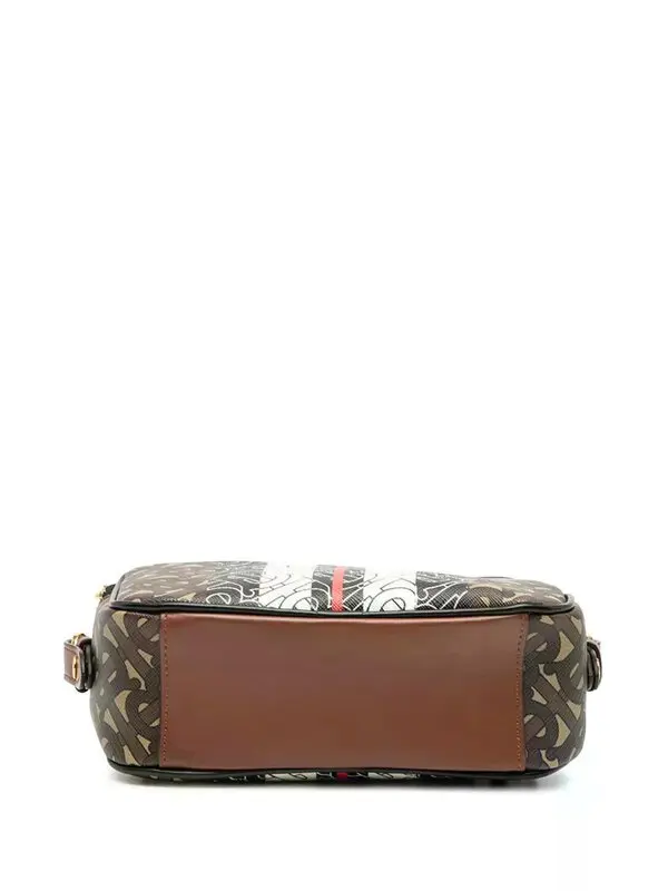 Burberry Tb Monogram E-canvas Stripe Camera Crossbody Bag