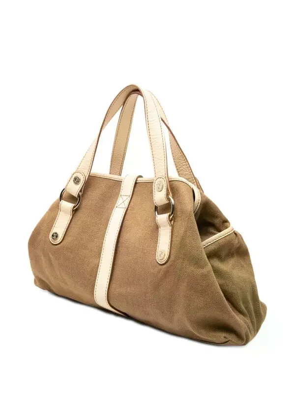 Celine 20th Century Canvas Boogie Tassel Tote Bag