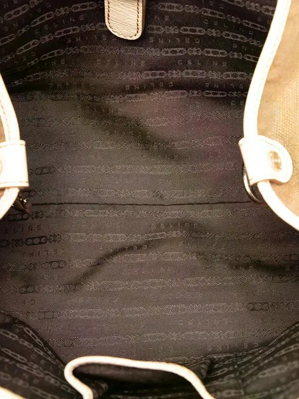 Celine 20th Century Canvas Boogie Tassel Tote Bag