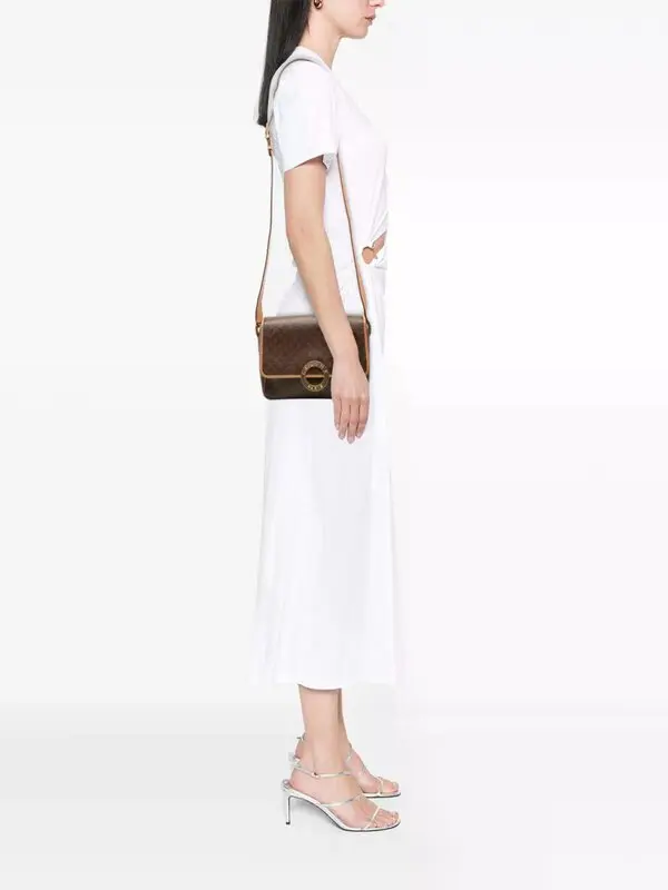 Celine 2014 Macadam Coated Canvas Crossbody Bag