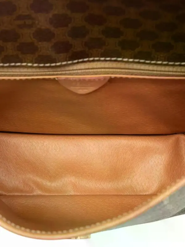 Celine 2014 Macadam Coated Canvas Crossbody Bag