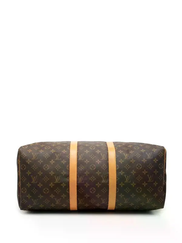 LOUIS VUITTON 1999 Monogram Keepall 50 Travel Bag - Brown