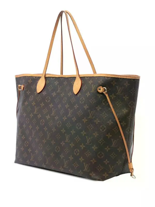 LOUIS VUITTON 2011 Monogram Neverfull Gm Tote Bag - Brown