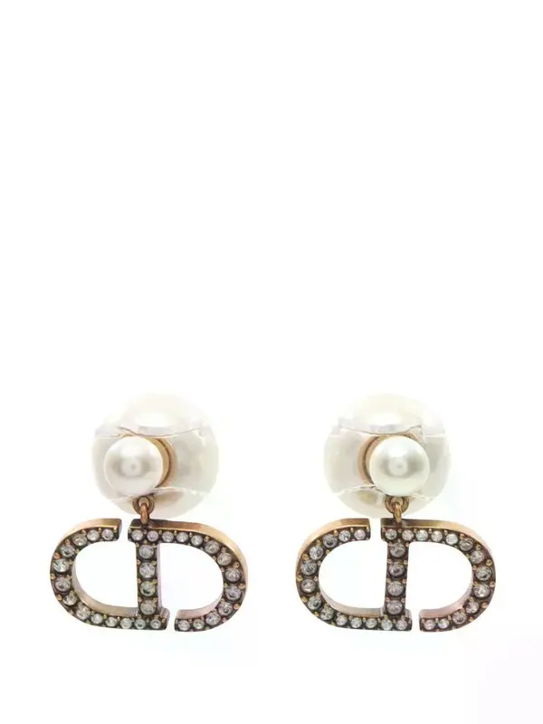 Dior Tribales Earrings - White