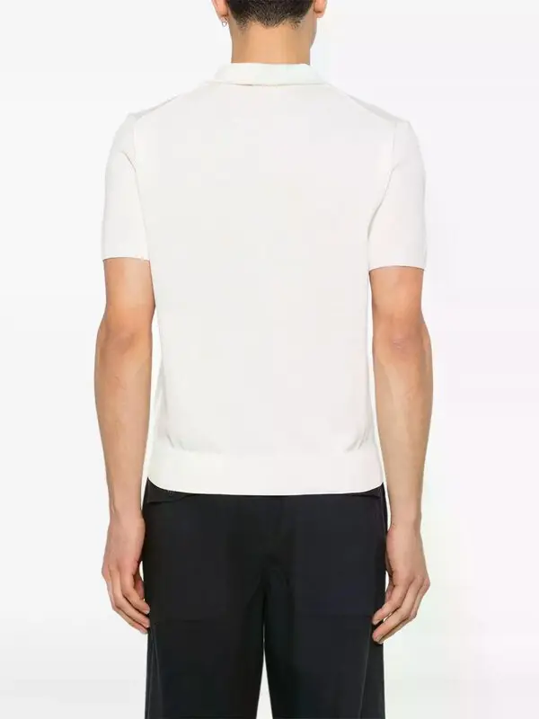 Canali Polo-collar Shirt - Neutrals