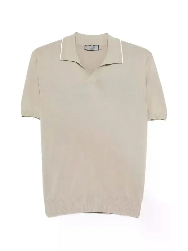 Canali V-neck T-shirt - Neutrals