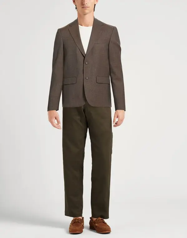 Officine Générale Blazer Size Virgin Wool - Brown