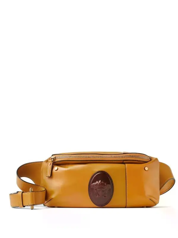 Versace Lou Small Nappa Belt Bag - Brown