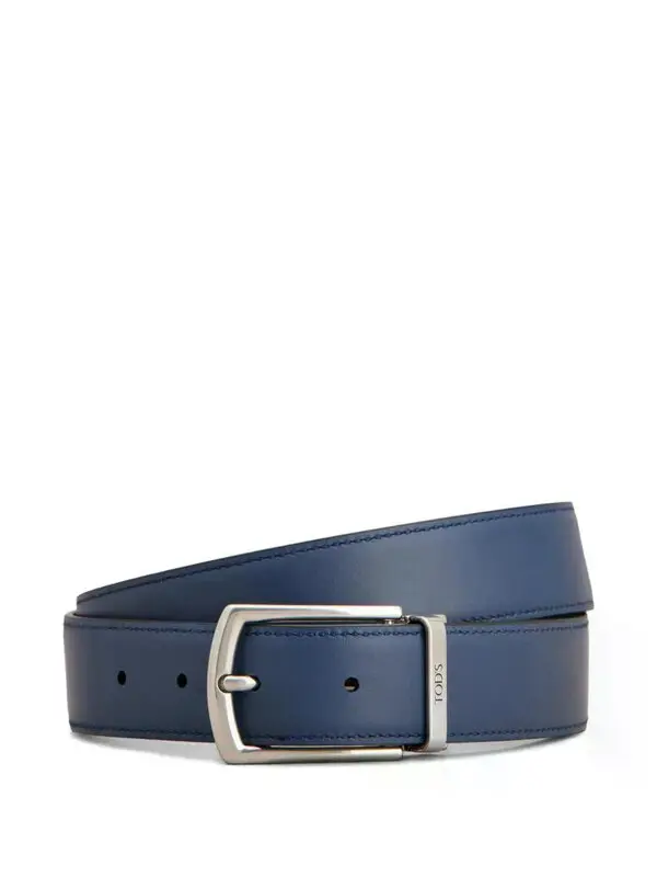 TOD'S Buckle-fastening Reversible Belt - Black
