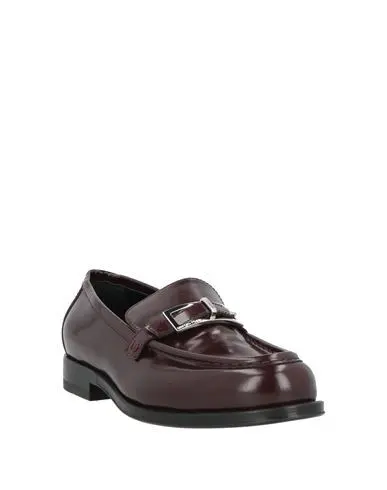 SERGIO ROSSI Leather Loafers - Red