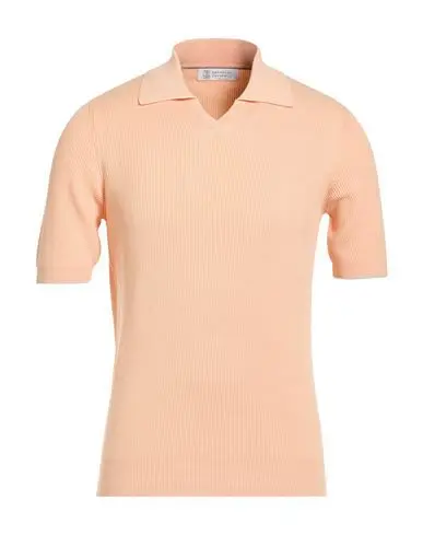 Brunello Cucinelli Cotton Knit Sweater - Orange