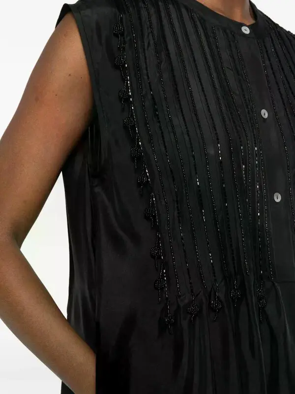 P.a.r.o.s.h Sadio Bead-embellished Midi Dress