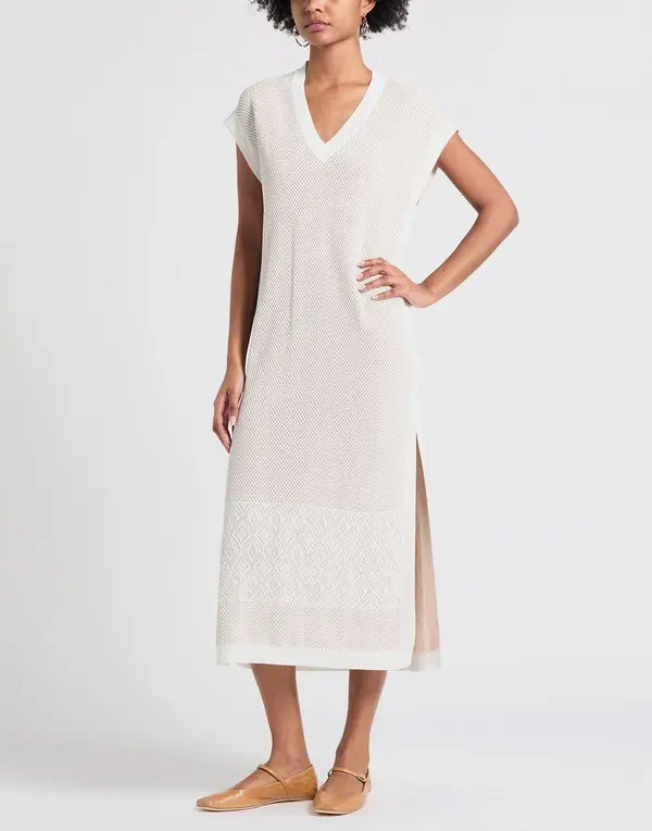 Agnona Midi Viscose Dress