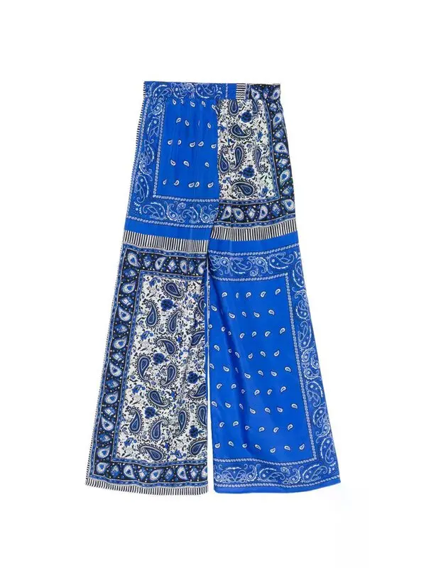 P.a.r.o.s.h Paisley Print Palazzo Pants