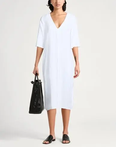 120% Lino Linen Midi Kaftan Dress