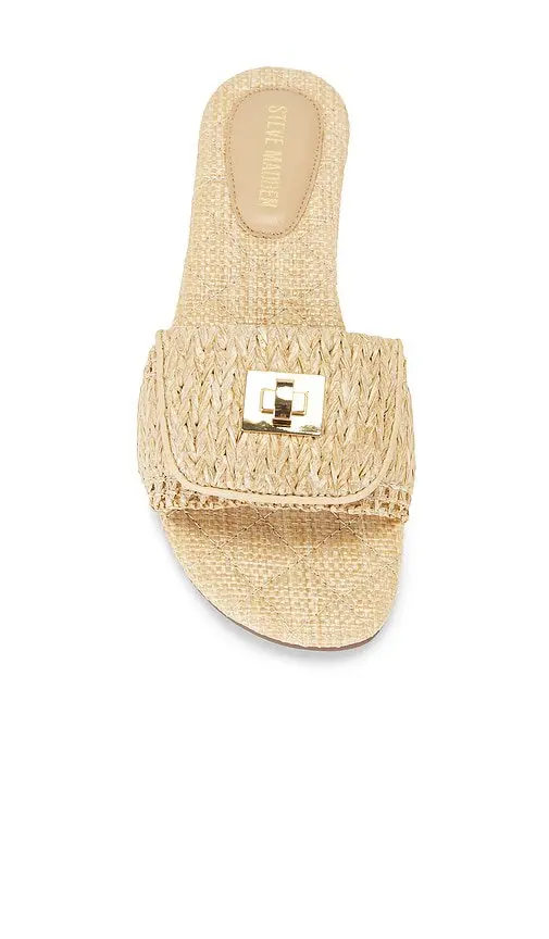 Steve Madden Moreland Raffia Slide Sandals