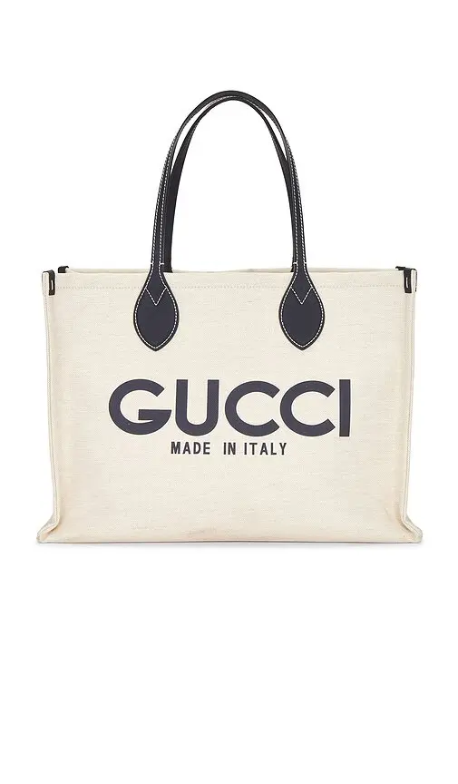 Undefined Gucci Logo Tote Bag