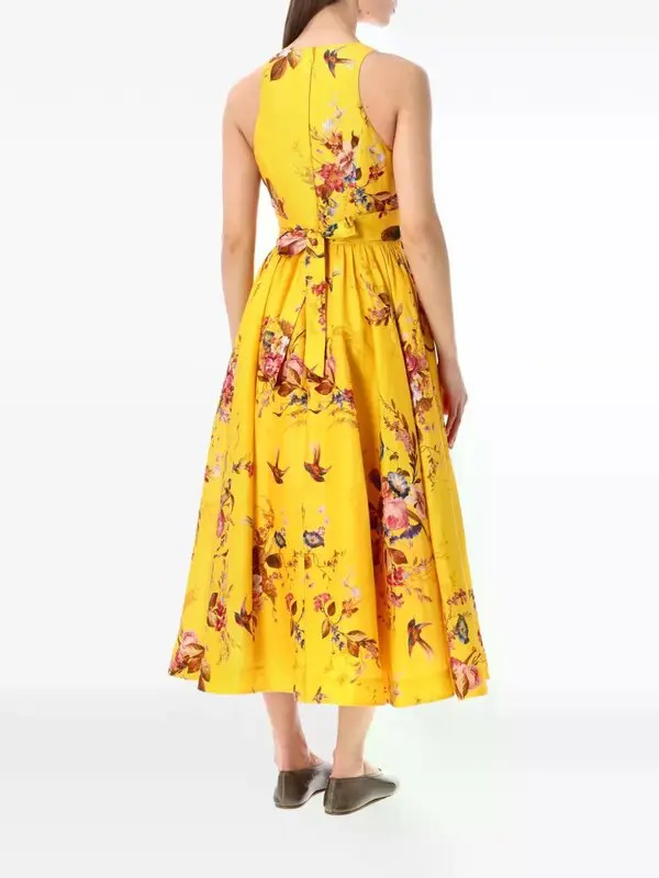 Zimmermann Patience Midi Dress - Yellow
